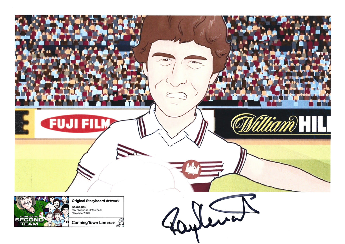 SIGNED: Ray Stewart at Upton Park – Hammers Chat
